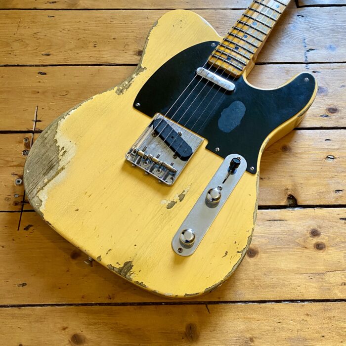 Fender Custom Shop '52 1952 Reissue Blackguard Telecaster Heavy Relic ...